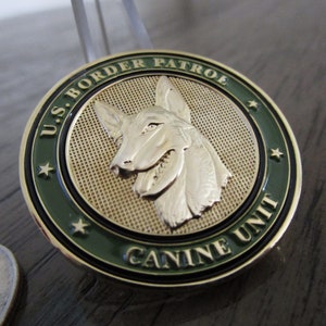 US Customs and Border Protection Canine Unit USCB CBP K9 Challenge Coin ...