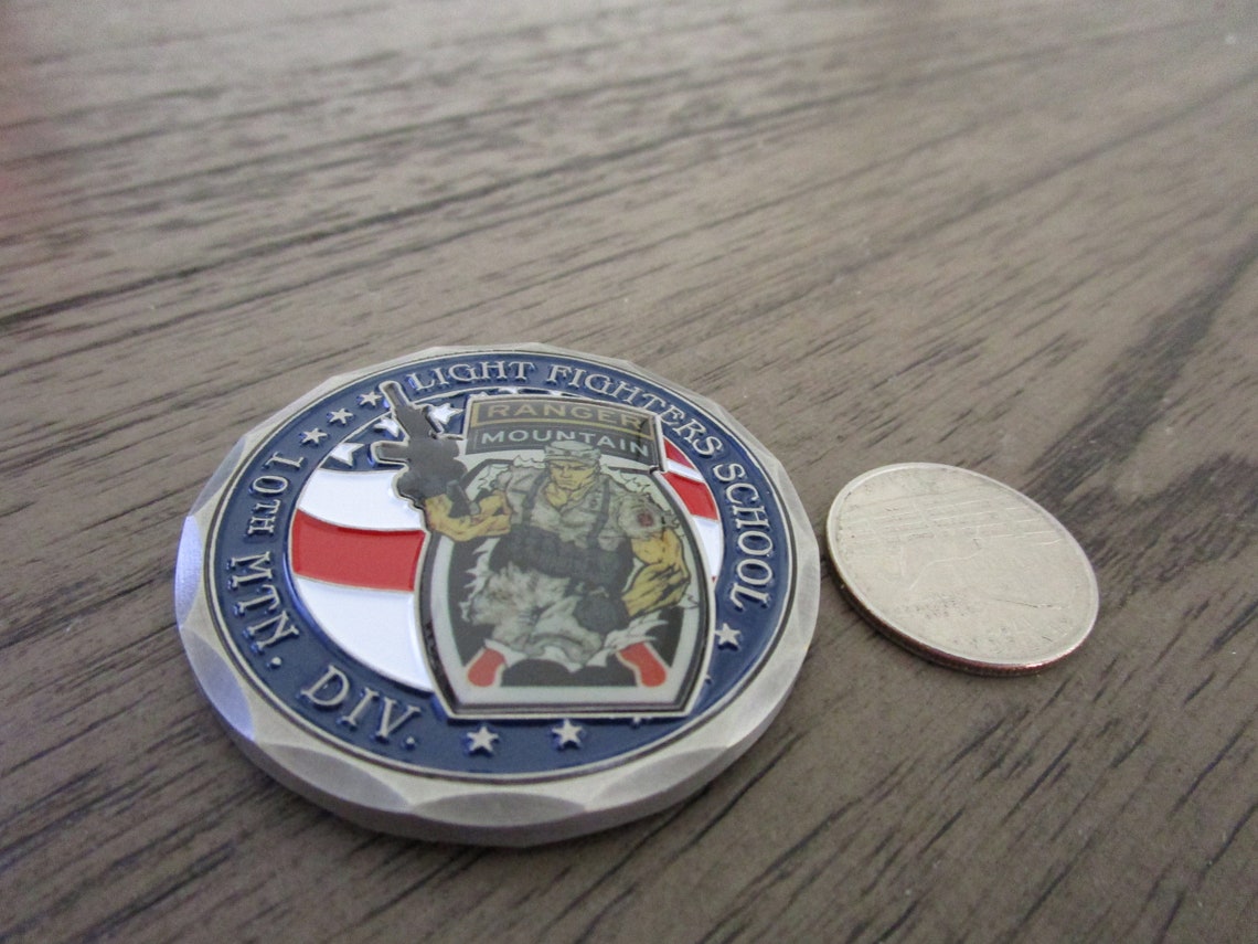 US Army Ranger Light Fighters School 10th Mountain DIV Fort | Etsy