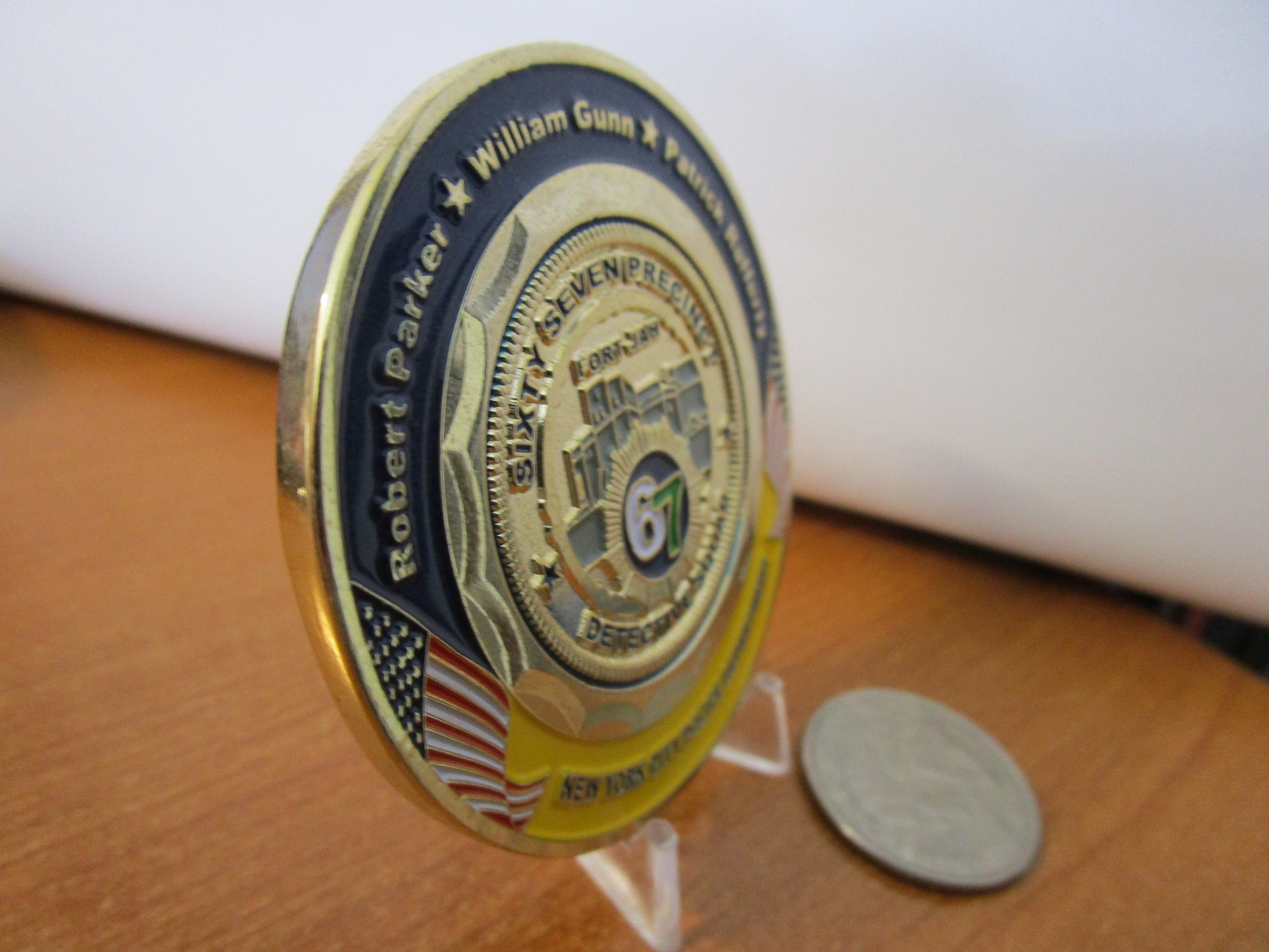 NYPD 67th Precinct Detective Squad Challenge Coin 439C | Etsy