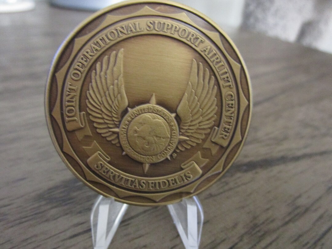 Joint Operational Support Airlift Center JOSAC Scott AFB Challenge Coin ...