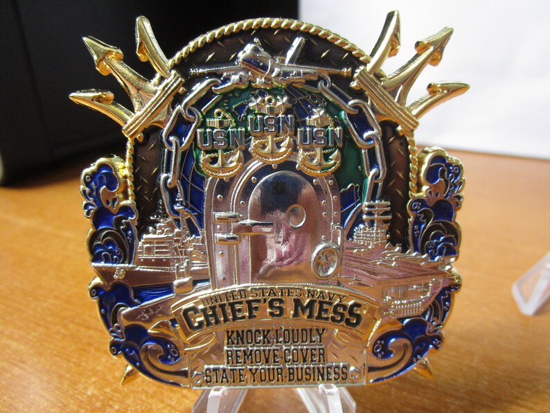 Set of 5 USN CPO Navy Chief Goat Locker Chief Petty Officer | Etsy