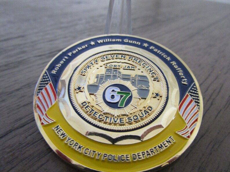 NYPD 67th Precinct Detective Squad Challenge Coin 439C - Etsy