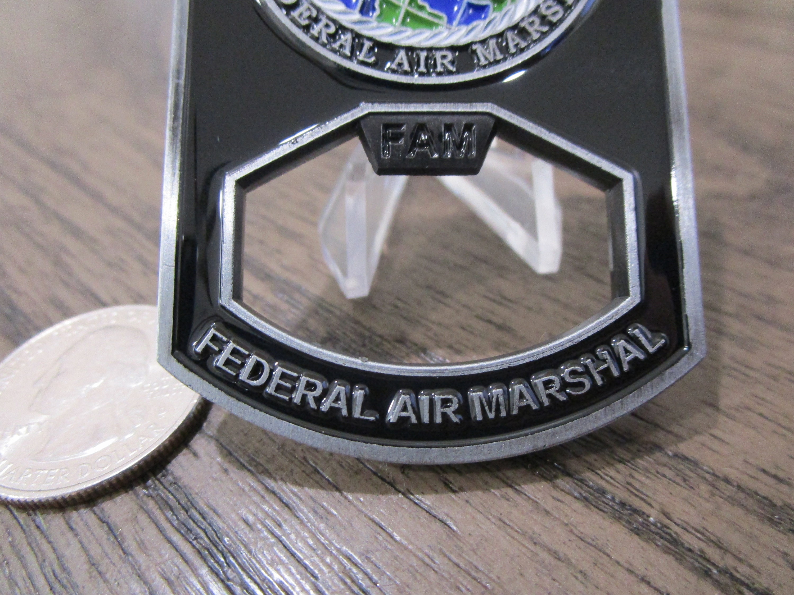 Federal Air Marshal Service FAM FAMS Challenge Coin / Bottle Opener ...