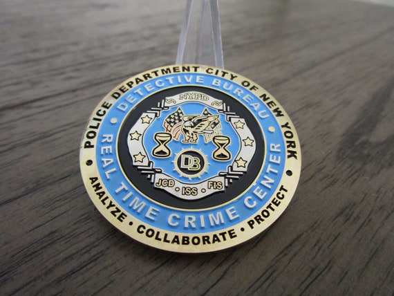 NYPD Detective Bureau Real Time Crime Center Challenge Coin | Etsy