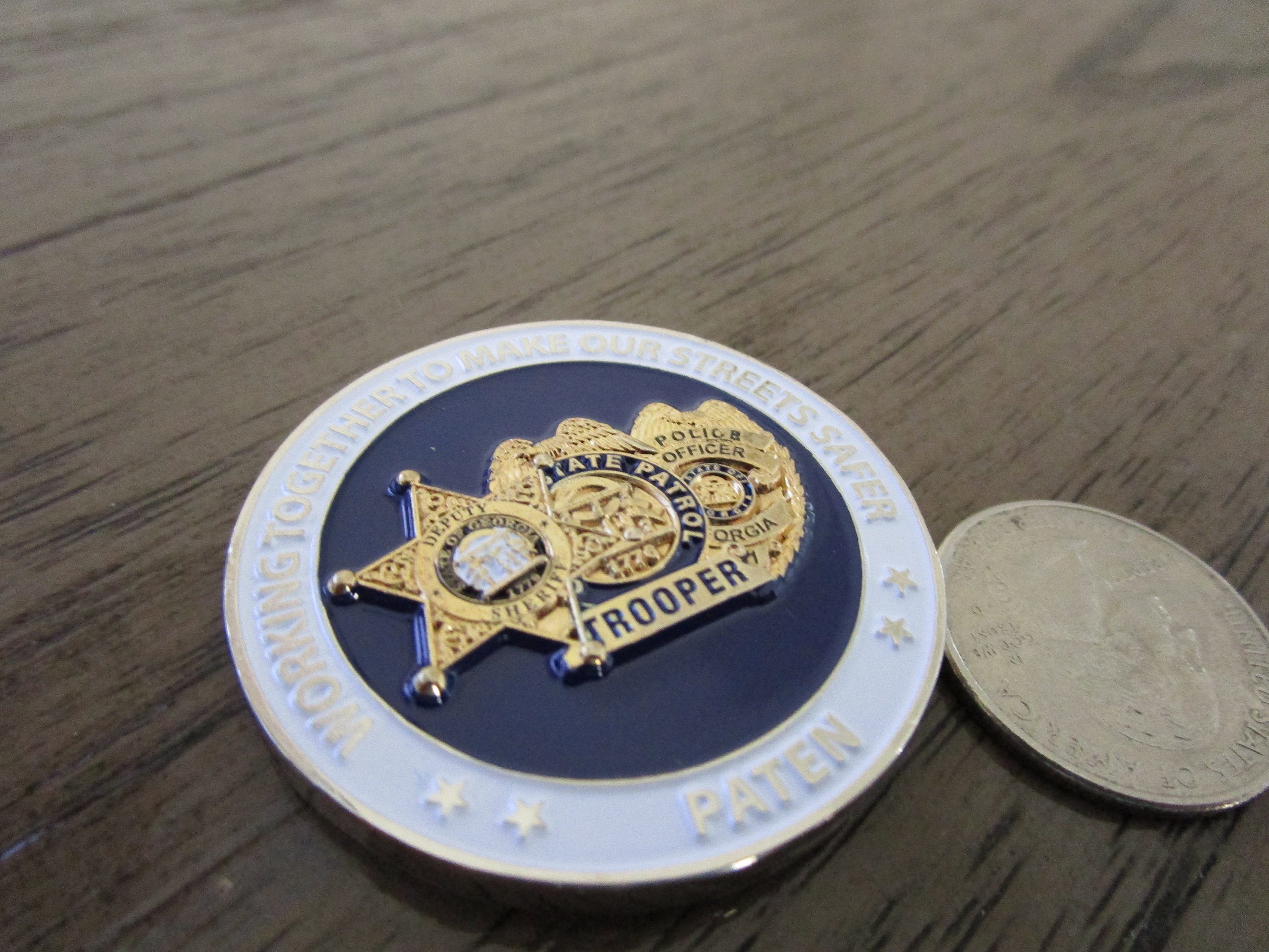 Sheriff & State Trooper Challenge Coin Georgia Governors Office of ...