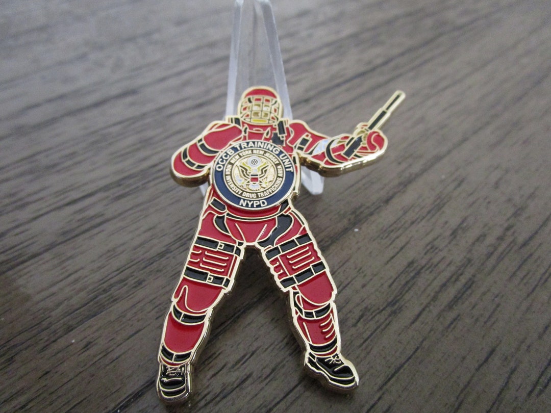 NYPD OCCB Organized Crime Control Bureau Training Unit Challenge Coin ...