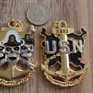 Lot of 6 USN CPO Navy Chief Goat Locker the Chosen Few Chief Petty ...