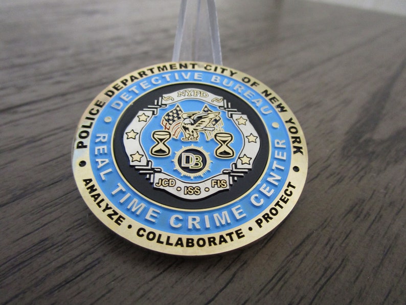 NYPD Detective Bureau Real Time Crime Center Challenge Coin | Etsy