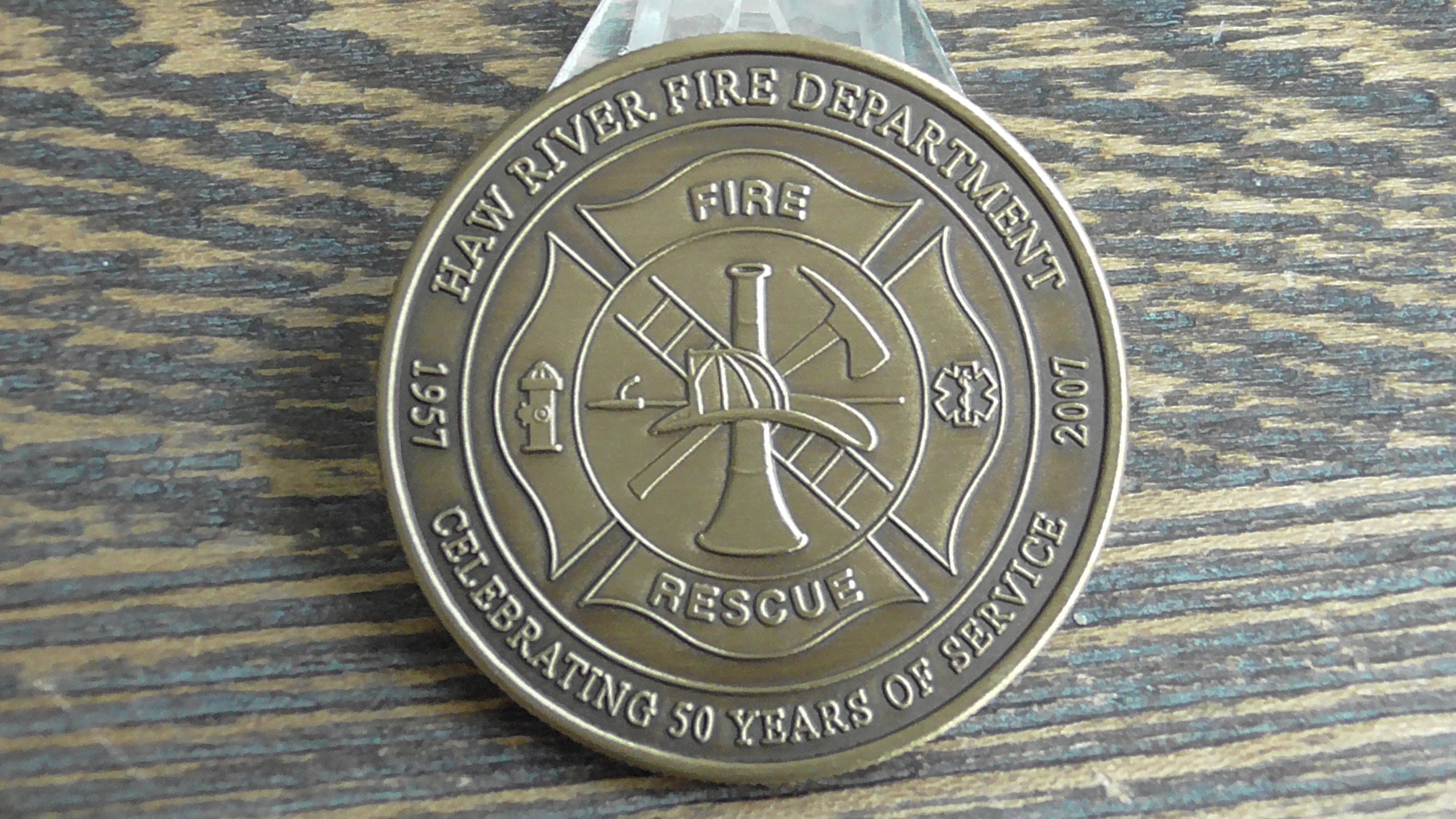 Haw River Fire & Rescue NC 50 Years of Service Challenge Coin #157U - Etsy