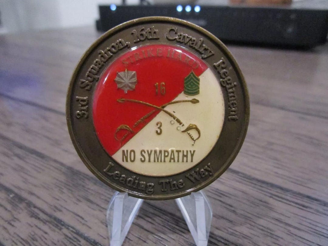 Vintage US Army 3rd Squadron 16th Cavalry Regiment STRIKE HARD ...
