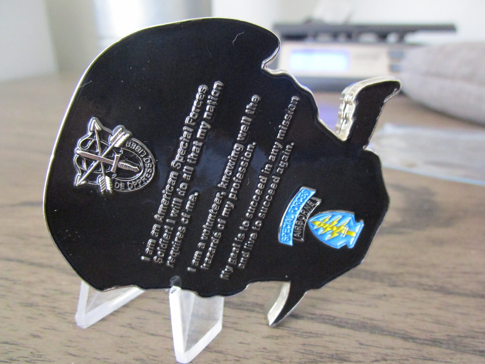 US Army 7th SFG(A) Special Forces Group Green Berets Creed Reapers ...