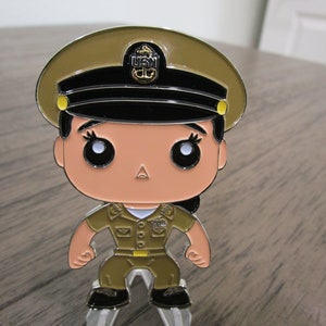 USN Female Navy Chief Navy Pride Khaki Uniform CPO Challenge Coin - Etsy
