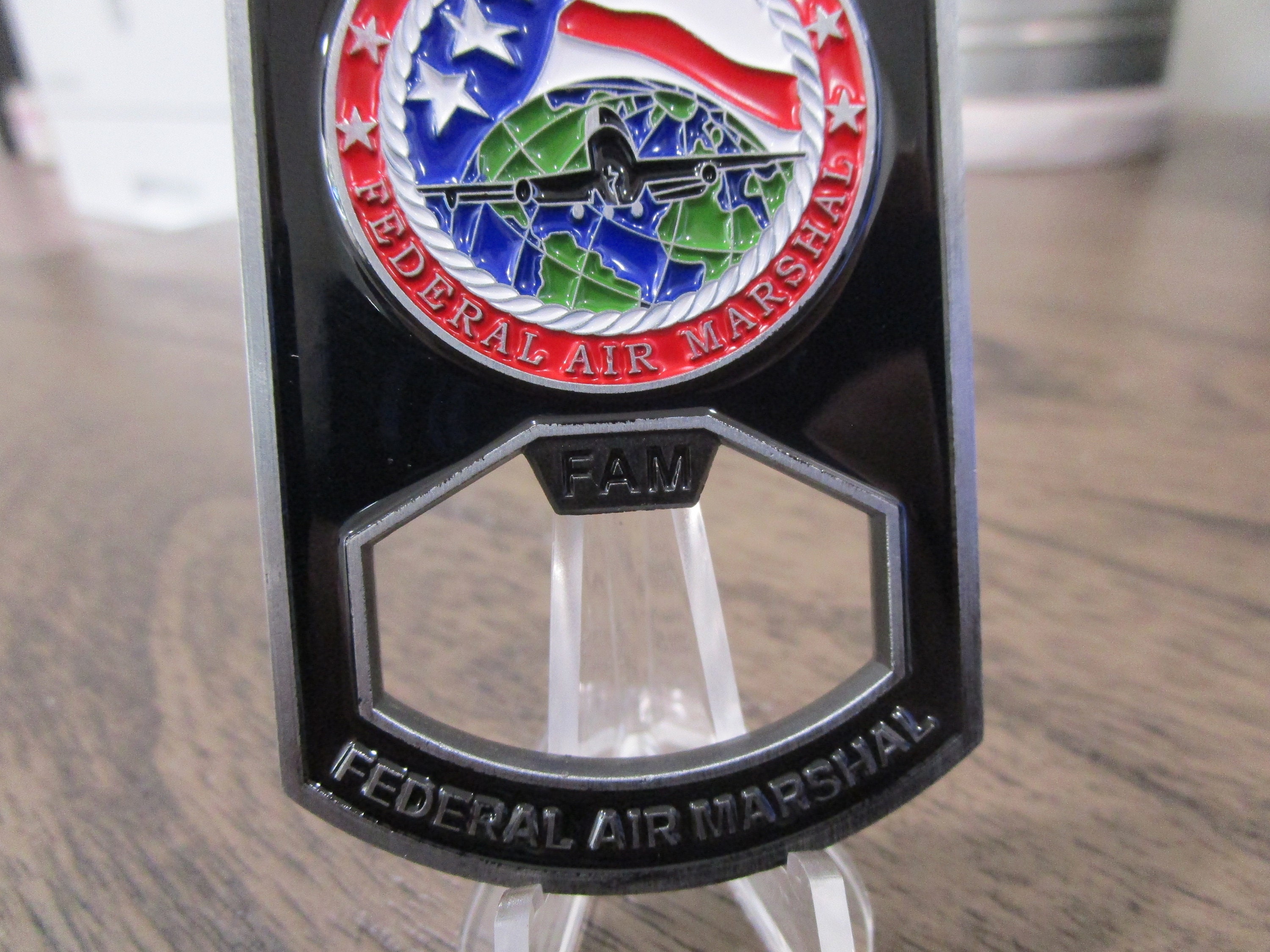 Federal Air Marshal Service FAM FAMS Challenge Coin red | Etsy