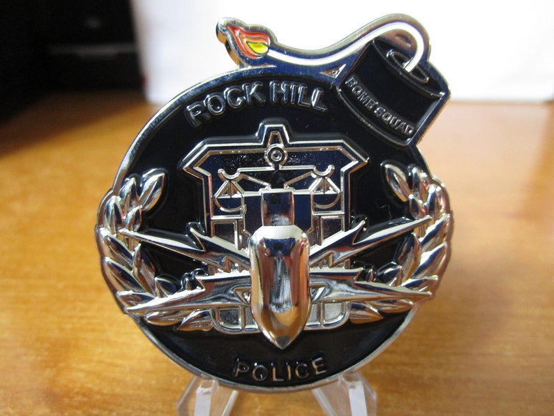 Rock Hill SC Police Bomb Squad Challenge Coin | Etsy