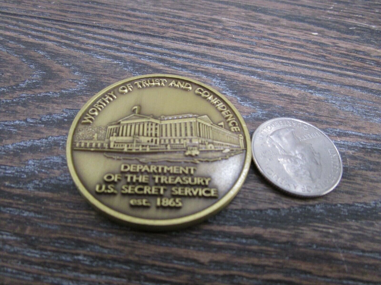 USSS US Secret Service US Treasury Est 1865 Challenge Coin | Etsy