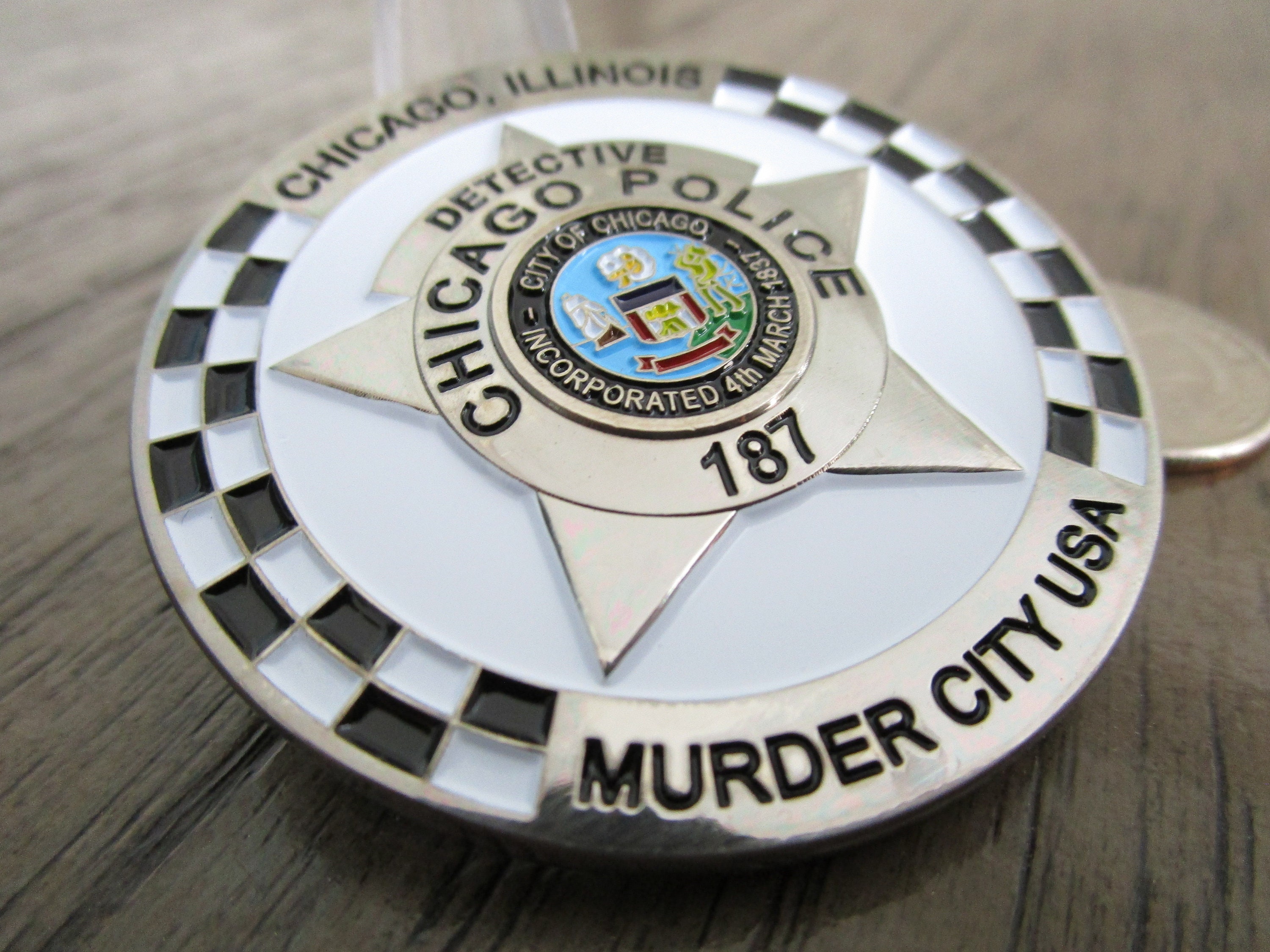 Chicago Police Detective Murder City USA CPD Challenge Coin | Etsy