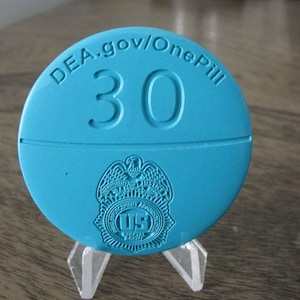 DEA Drug Enforcement Administration One Pill Can Kill Teal Challenge ...