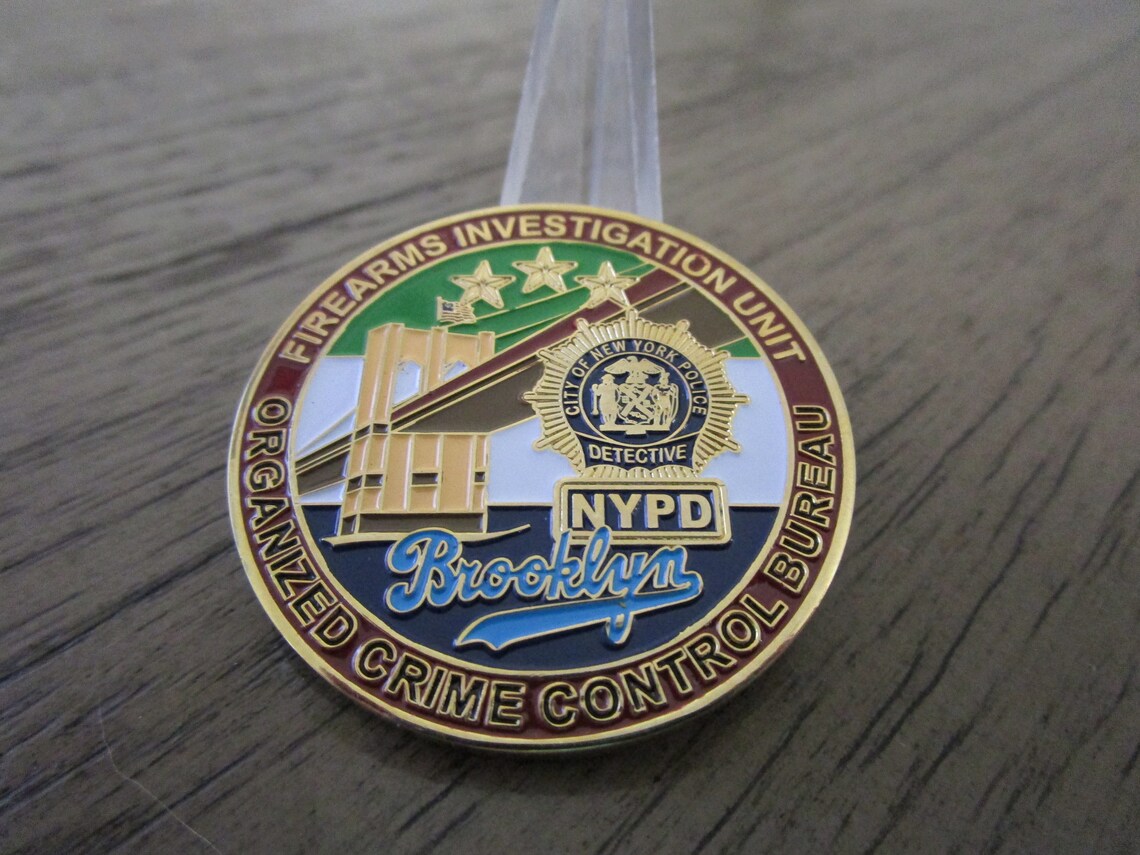 NYPD OCCB Firearms Investigation Unit Brooklyn Challenge Coin - Etsy