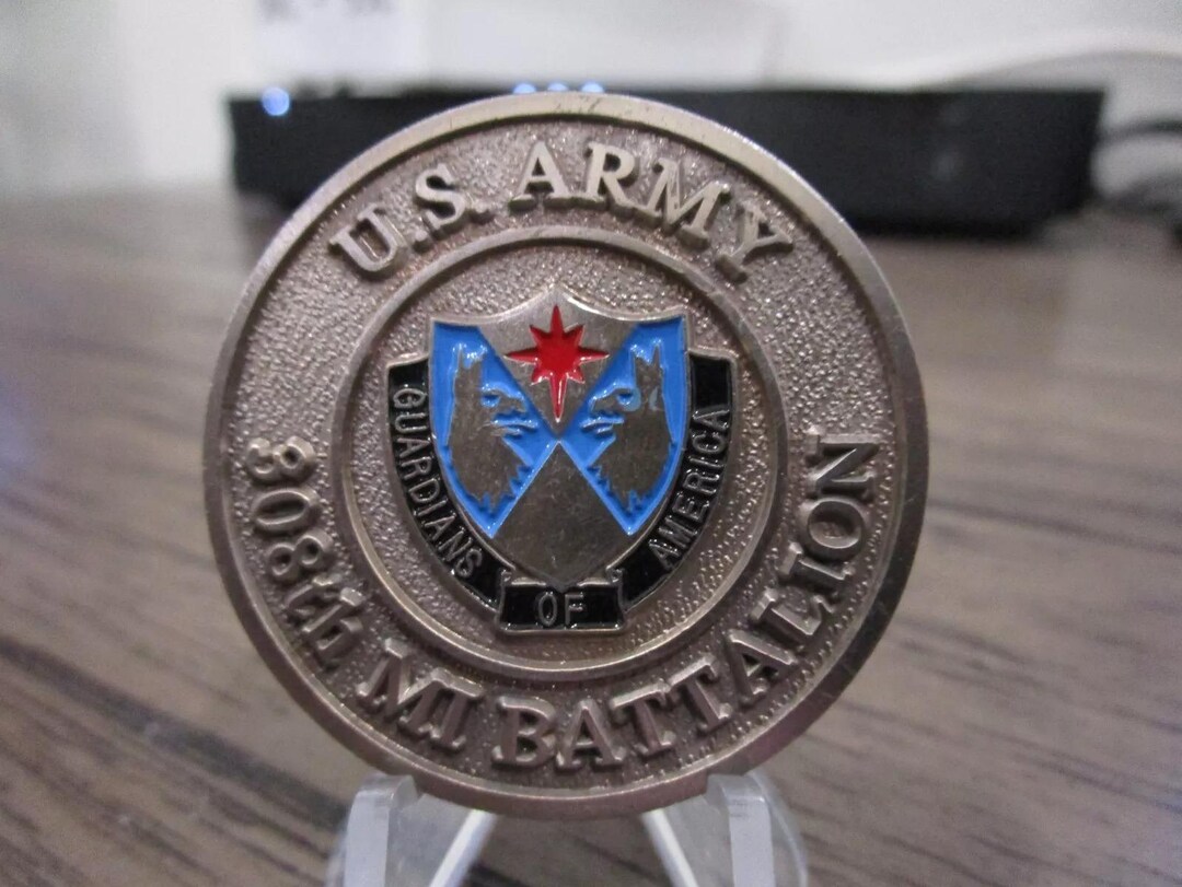US Army 308th Military Intelligence Battalion Challenge Coin #980T - Etsy