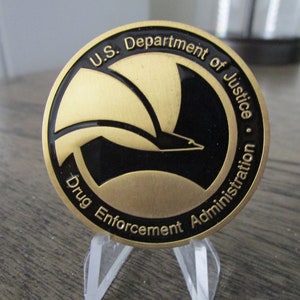 DEA Drug Enforcement Administration Training Academy Challenge Coin ...