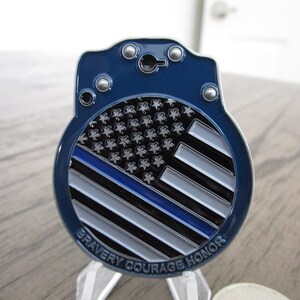 Police & Law Enforcement Thin Blue Line Bold as A Lion Handcuff ...