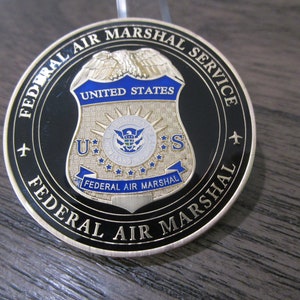 United States Federal Air Marshal Service FAMS FAM Challenge Coin - Etsy
