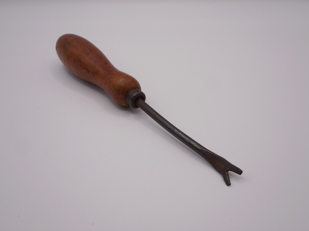 Rare 1900 Antique Nail Puller - Vintage Iron Hand Tool Collectible A00 ...