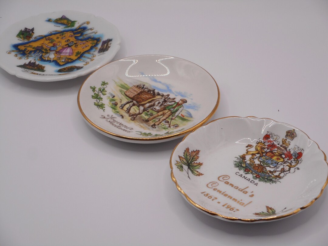 Vintage Souvenirs: Porcelain Little Plates From Canada's Centennial ...