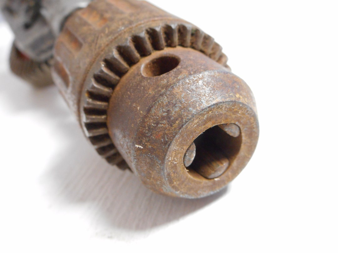 Vintage Stanley Red RUSTY HAND DRILL No 803 / G04/2288 - Etsy