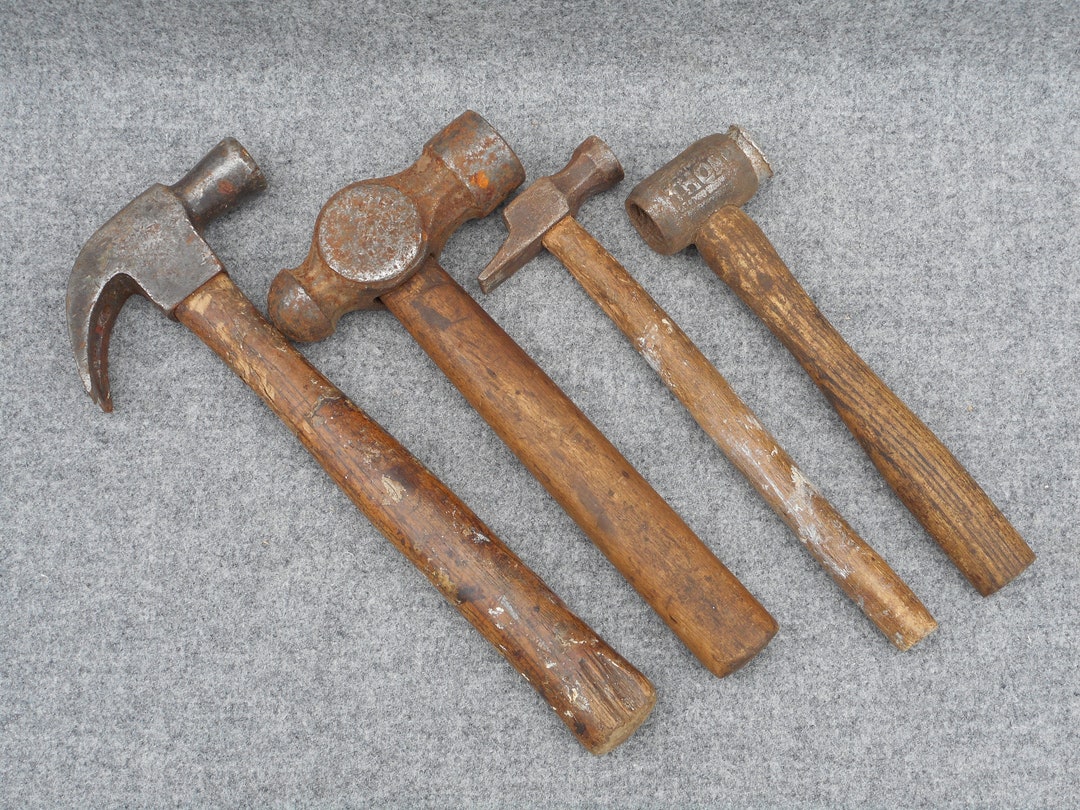 Antigue Hammers / Vintage Collectible Hammer Old Tools // G04/1860 - Etsy
