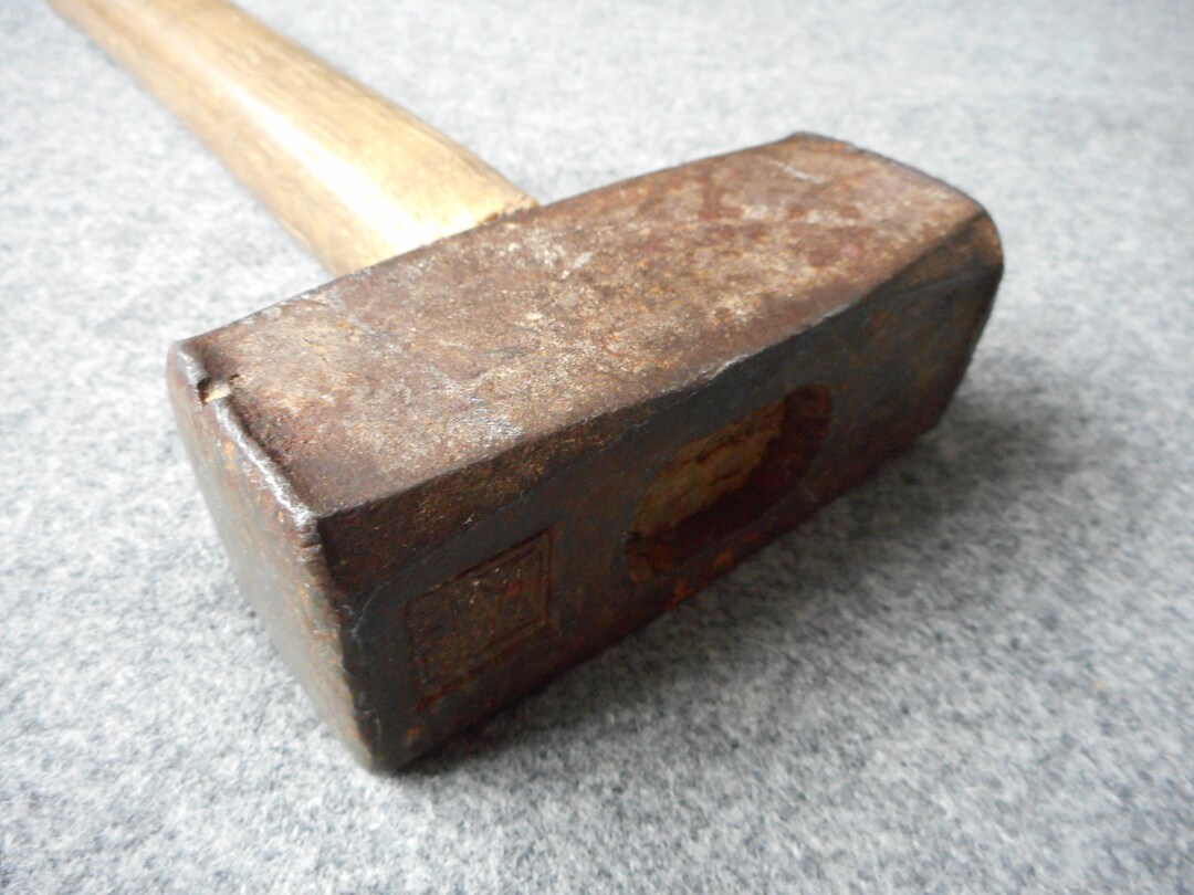 1940s Vintage 1.5 Kg Old Hammer, Decorative Tool G04/2314 - Etsy