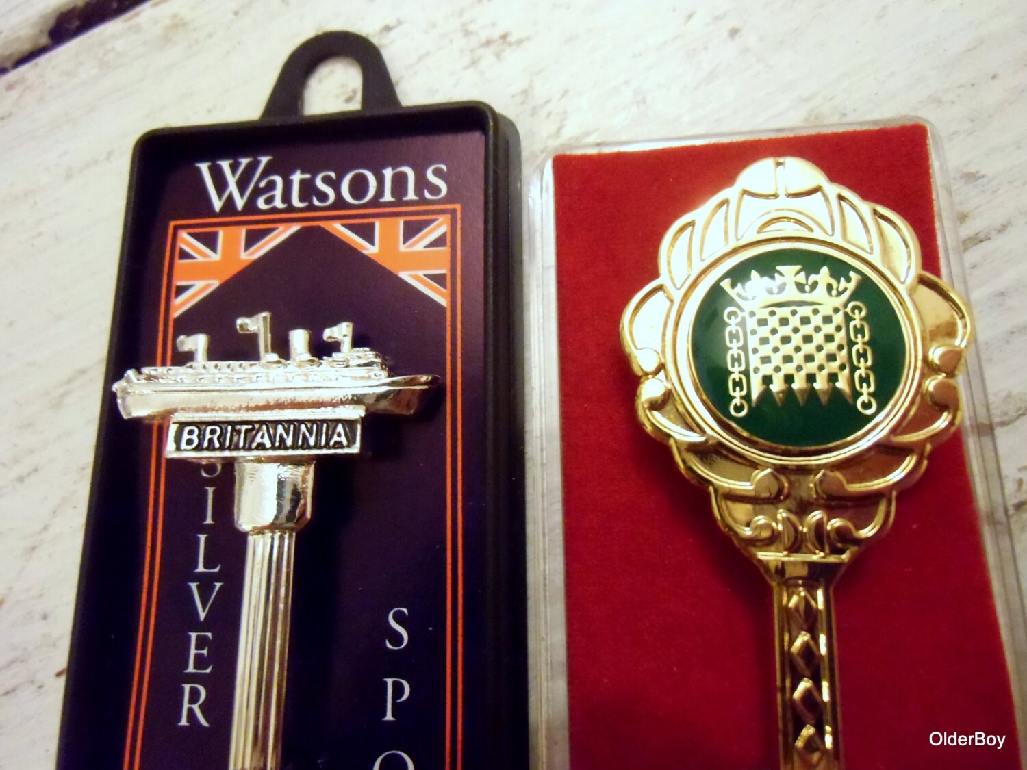 2 Collectable Spoons Britannia Ship Spoon House of Commons - Etsy UK