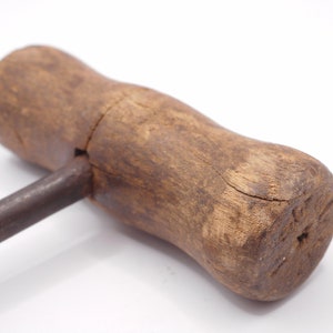 1900s Little HAND DRILL BIT / Collectible Tool Drill Rusty Hand Drill ...