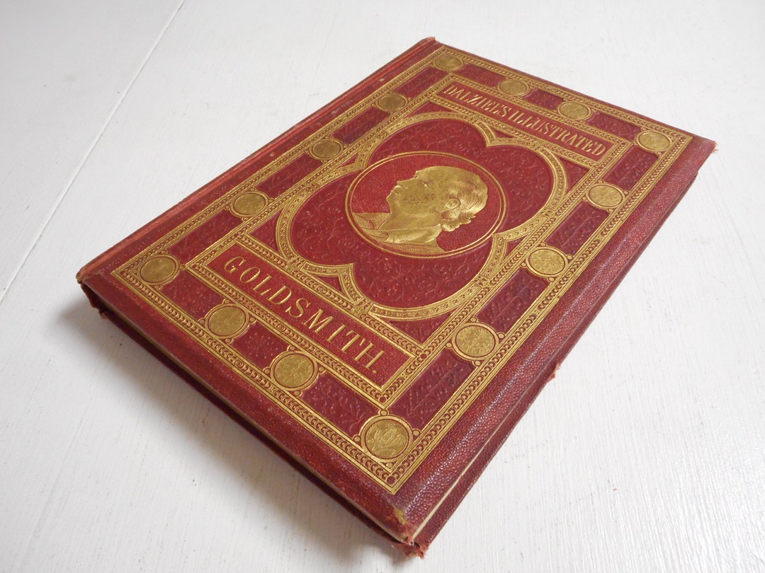 Antique Oliver Goldsmith Book: 1865 Dalziels' Illustrated Edition - Etsy