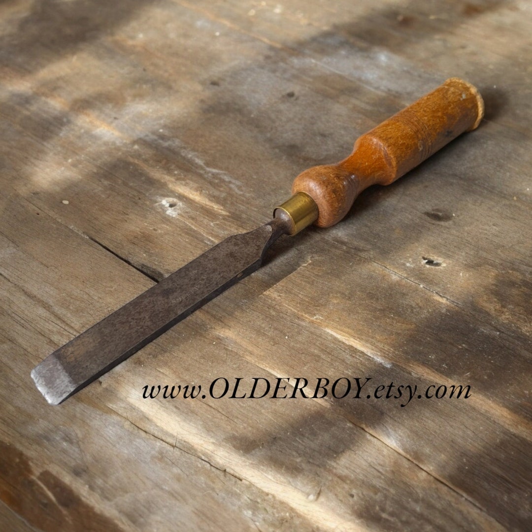 Collectible Wooden Chisel Made in Sheffield, England - Antique Tool - Etsy