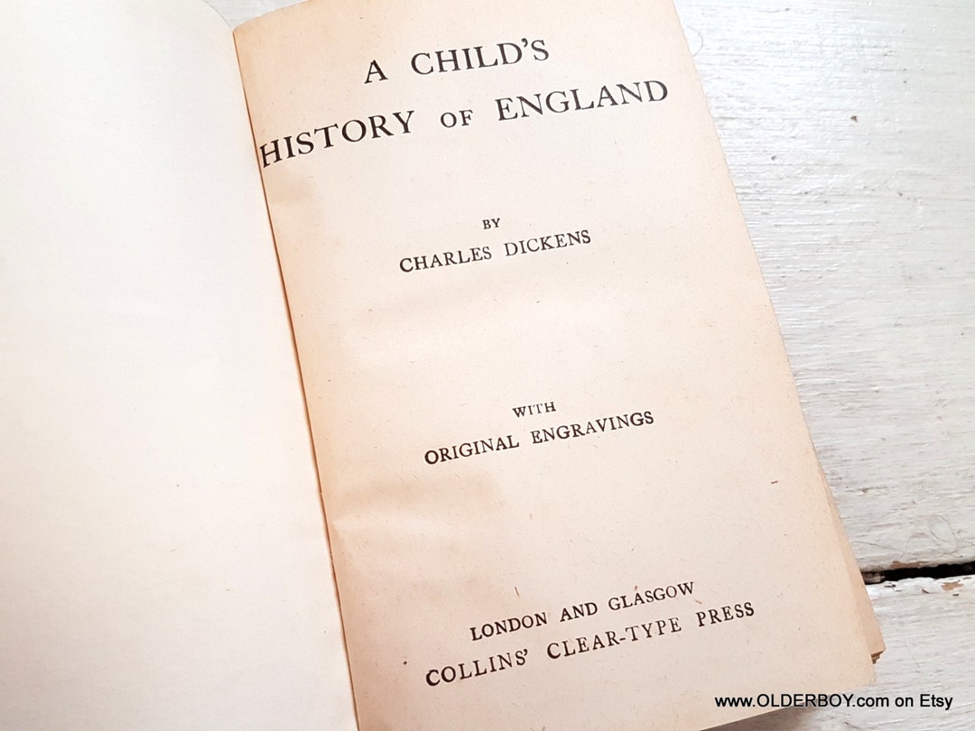 1930s Rare Antique Collectible A Child's History of England Book by ...