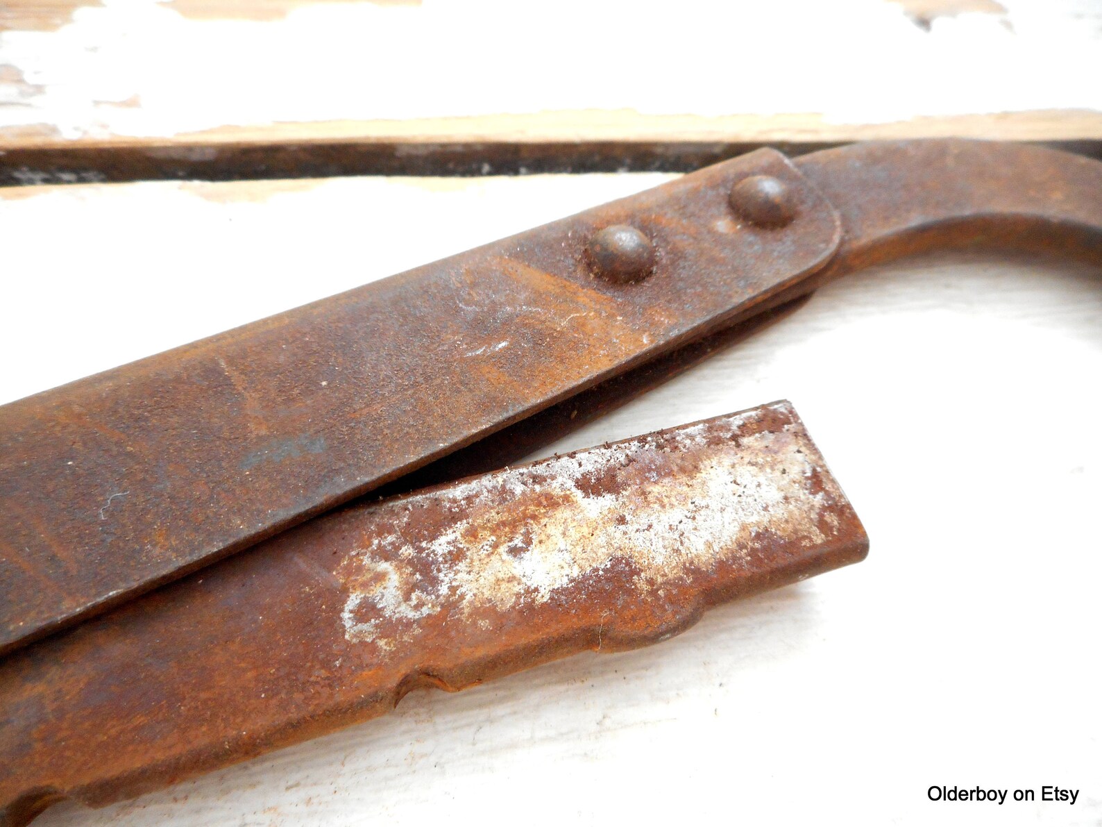 C.1940 Metal SAW FRAME / Rusty Old Saw Frame Hand Saw Frame | Etsy