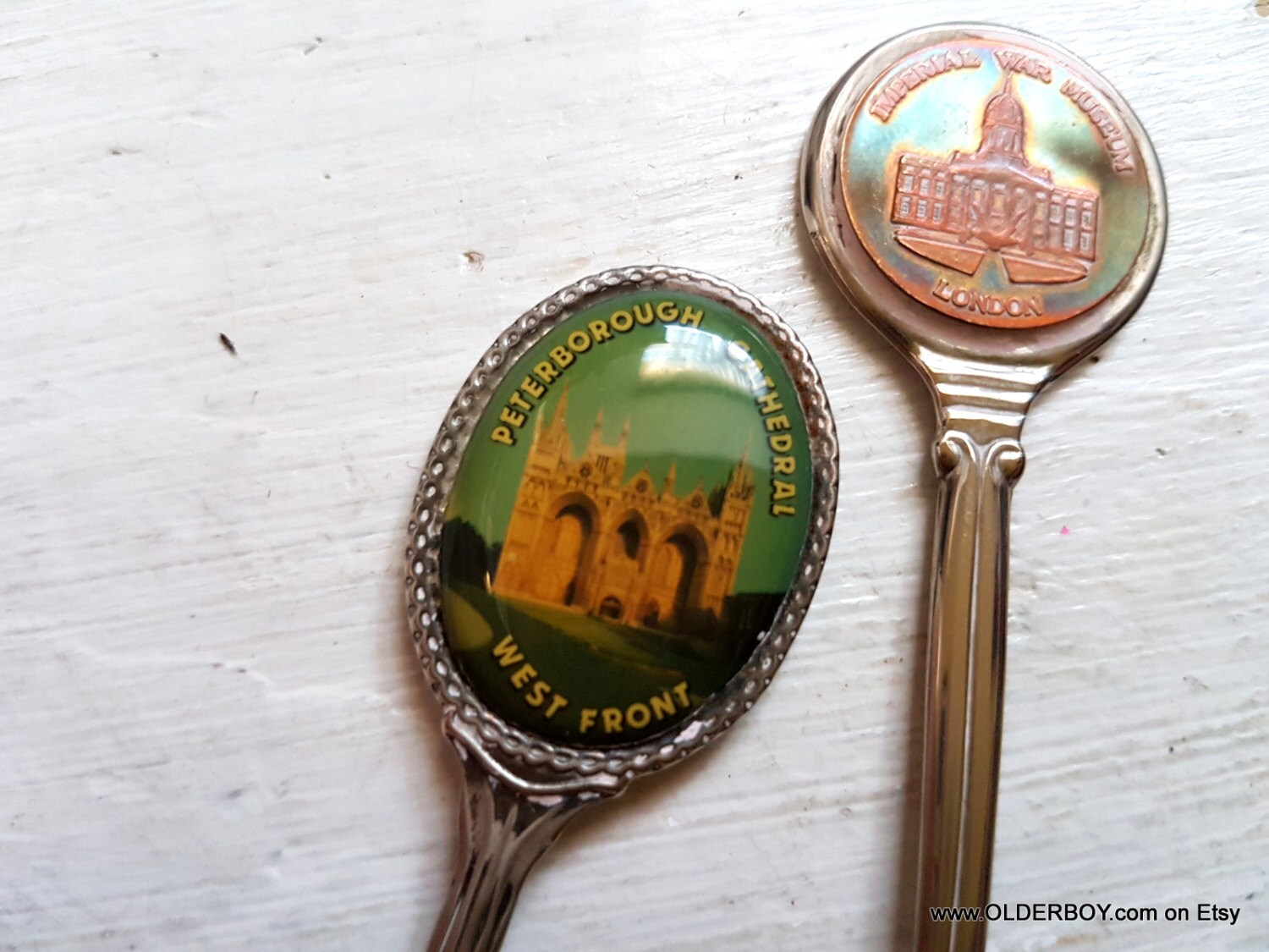 3 British Spoons IWM BARMOUTH PETERBOROUGH Cathedral | Etsy
