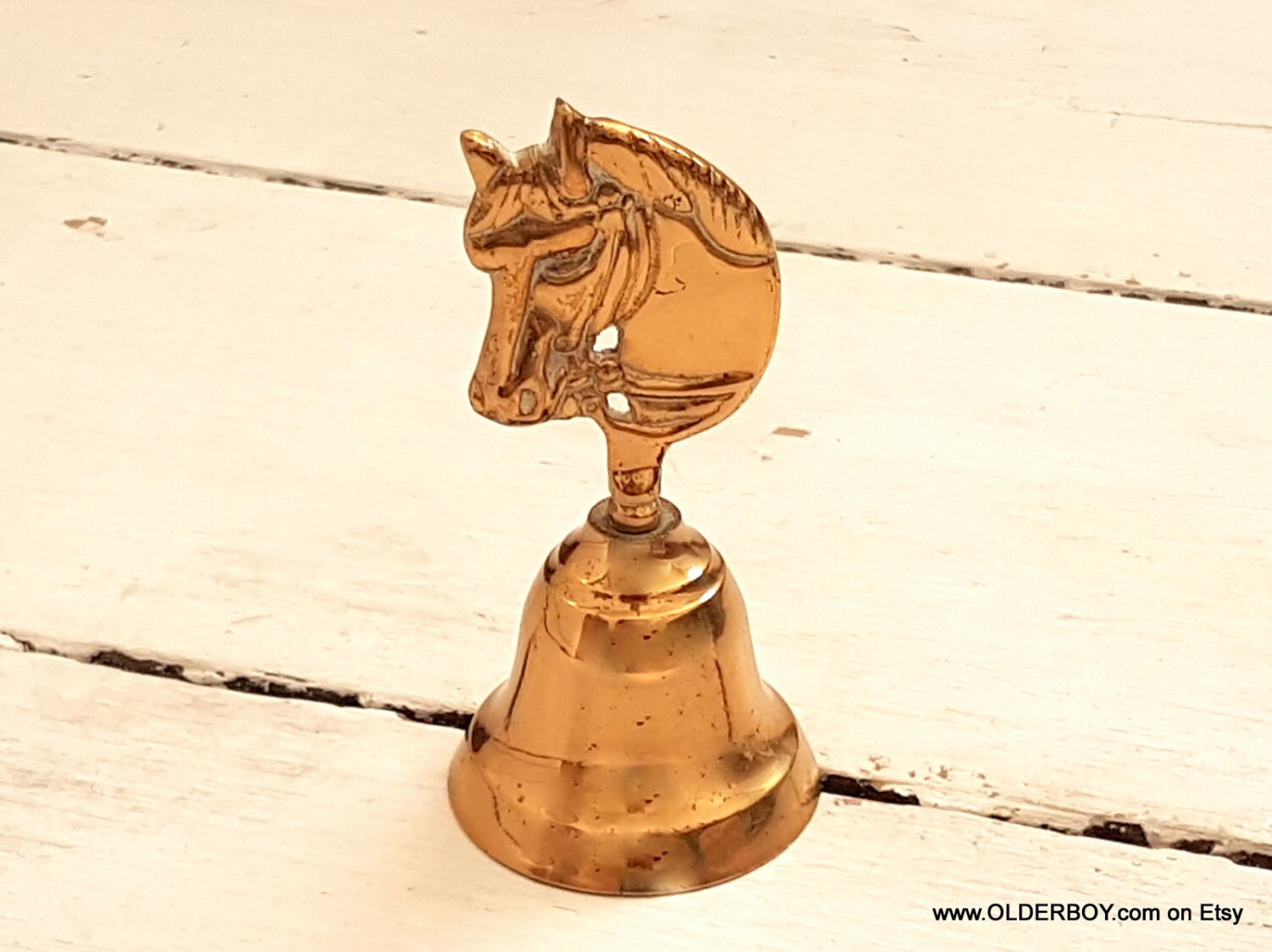 Horse Head BELL Brass Bell Collectible Horses Head Stallion | Etsy UK