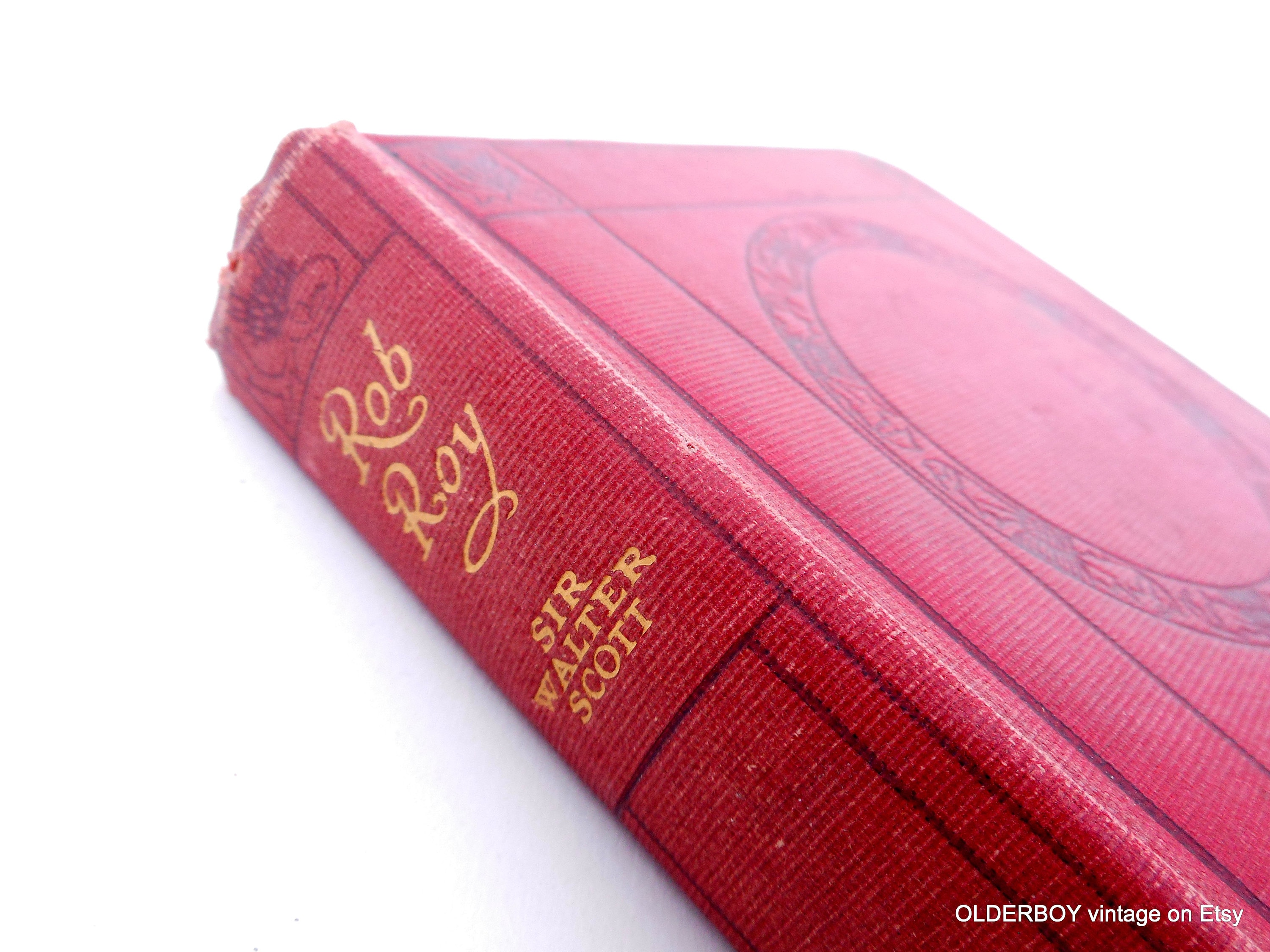Vintage Rob Roy Book by Walter Scott, 1920s Red Hardcover - Etsy