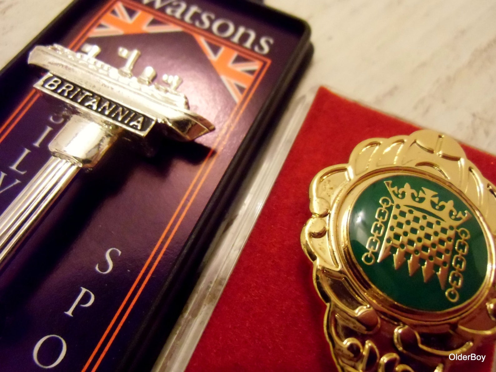 2 Collectable Spoons Britannia Ship Spoon House of Commons | Etsy UK