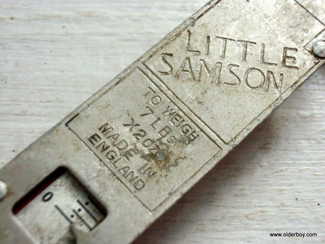 Balance Scale 7lbs Pocket LITTLE SAMSON Salter Fishing Scale Anglers ...