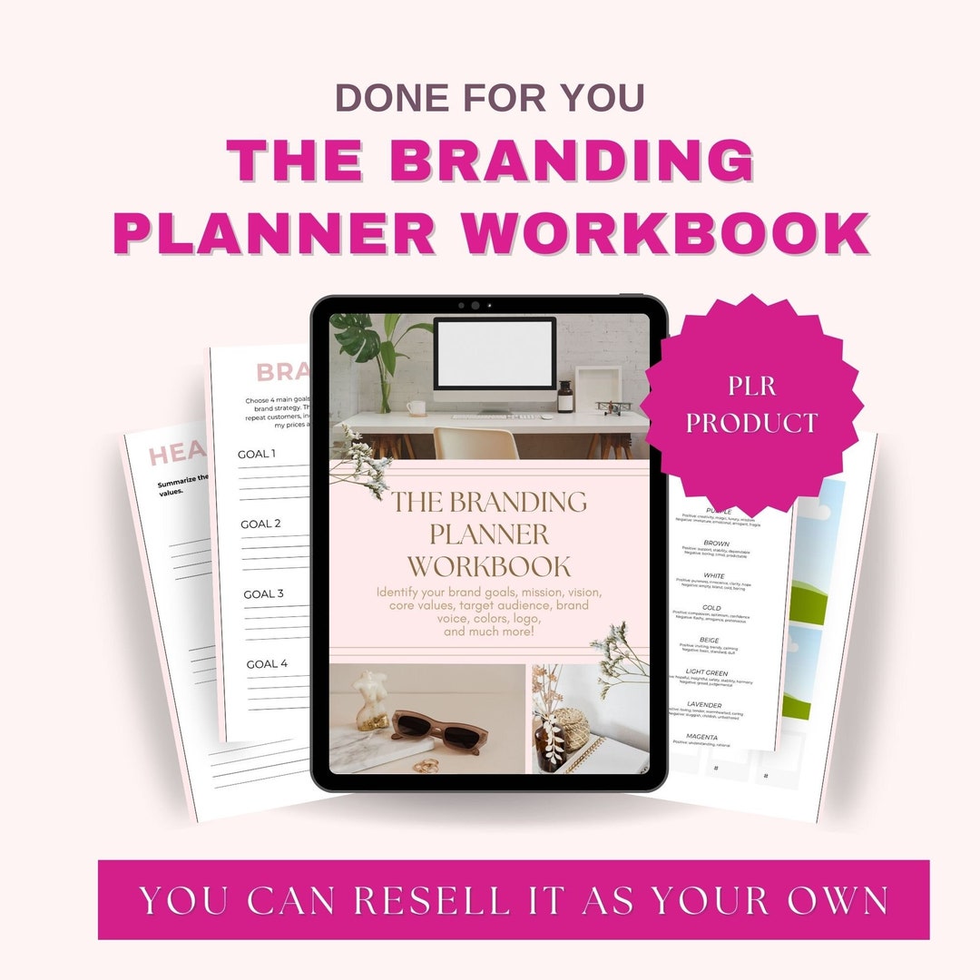 The Branding Planner Workbook | Editable Brand Planner | Business Brand ...