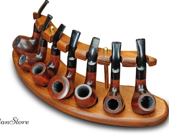 Wood Pipe Rack | Etsy