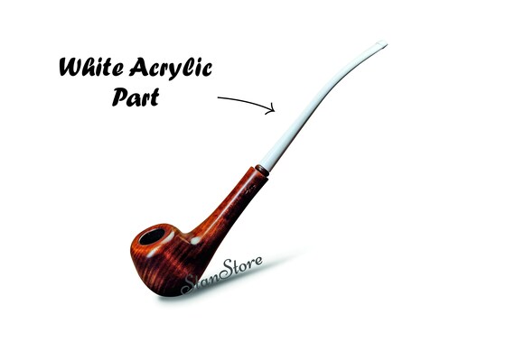 White Acrylic Stem for Smoking Pipe - Etsy