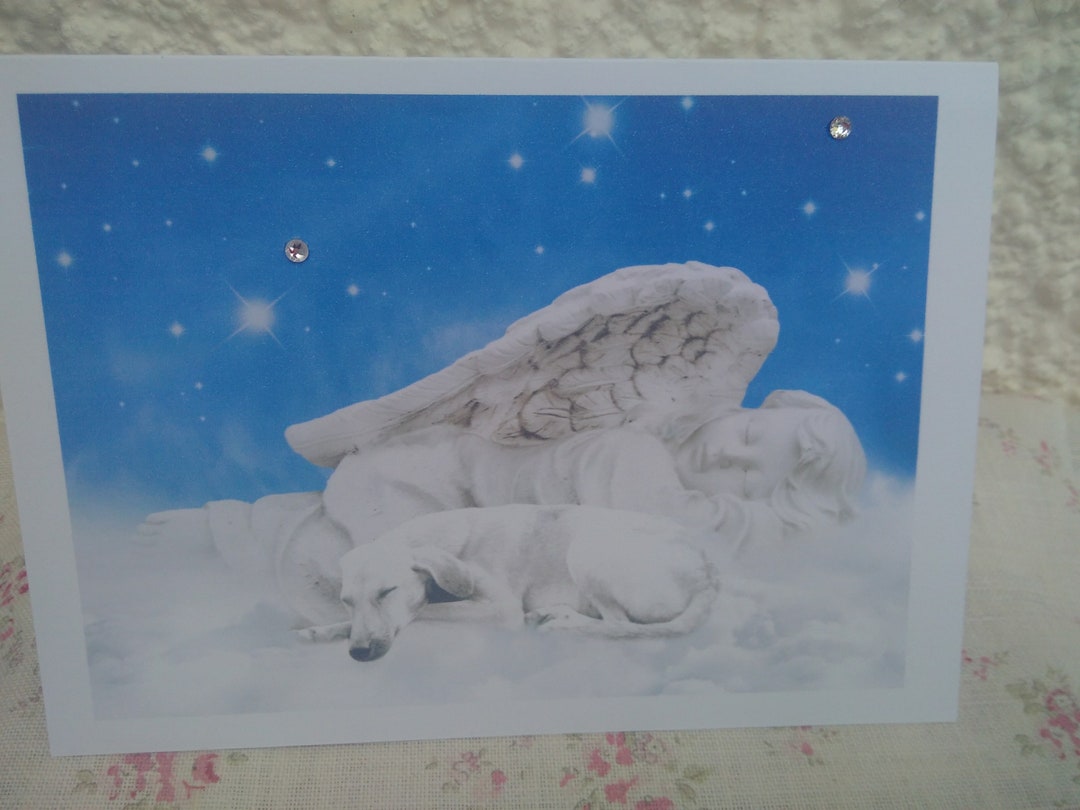 Labrador Rainbow Bridge Card - Etsy