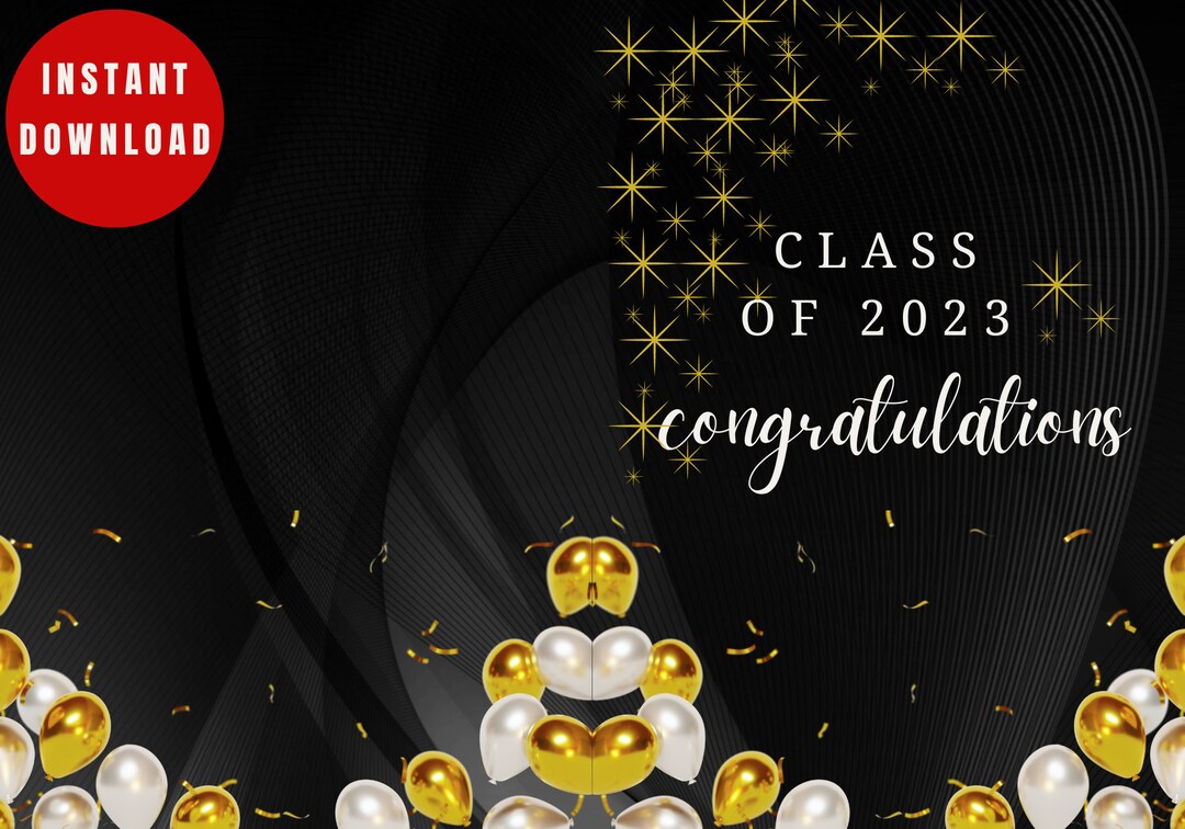 2023 Graduation Card PRINTABLE Congratulations Card Class of - Etsy España