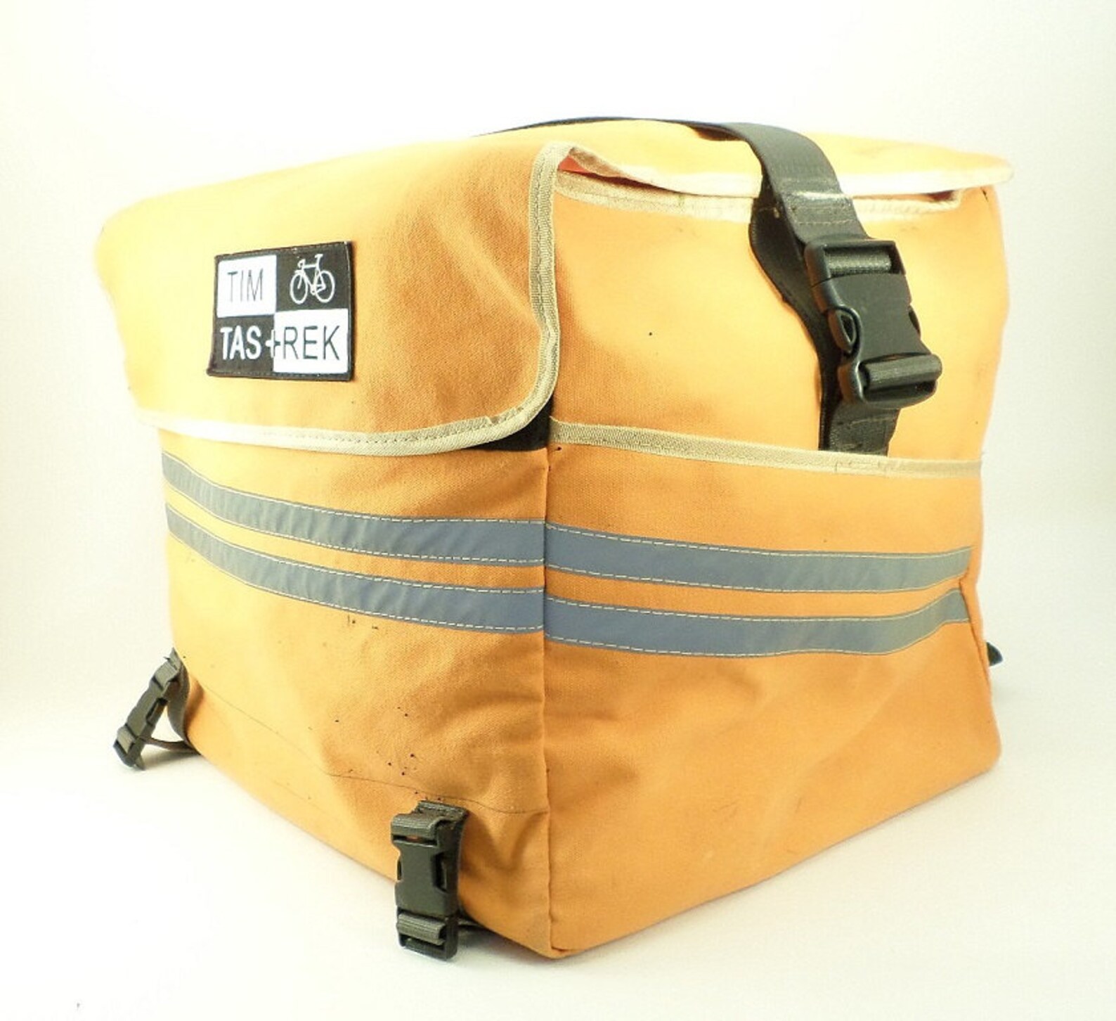 Waxed Canvas Bicycle Porteur Bag Large - Etsy