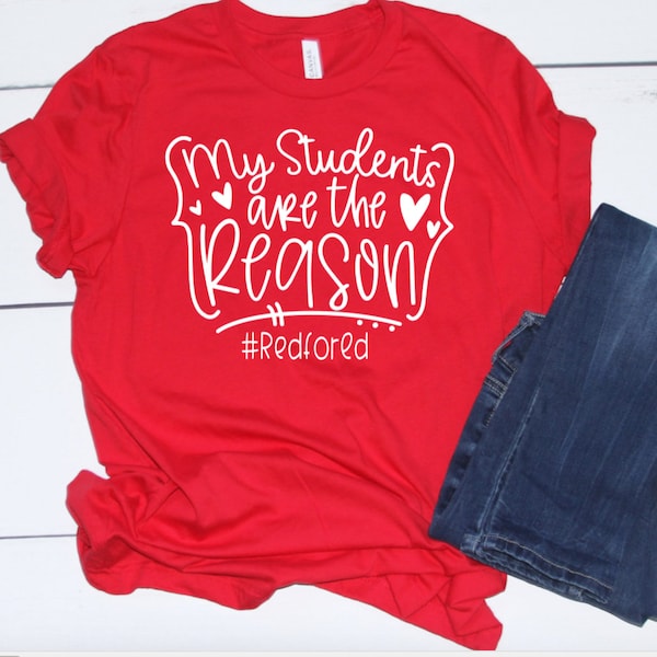 Red for Ed Tshirt - Etsy