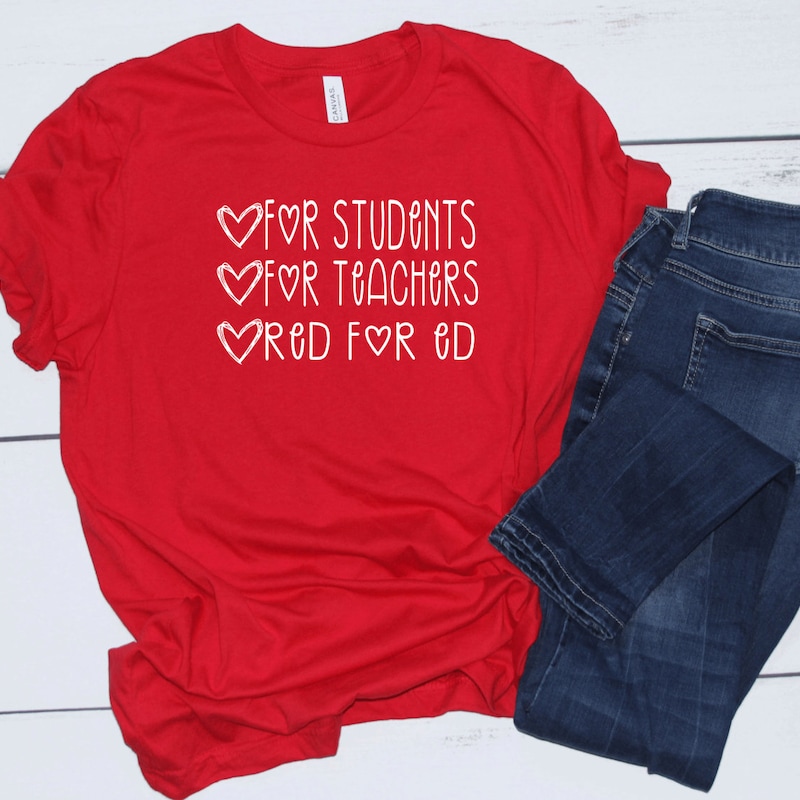 Red for Ed Tshirt - Etsy